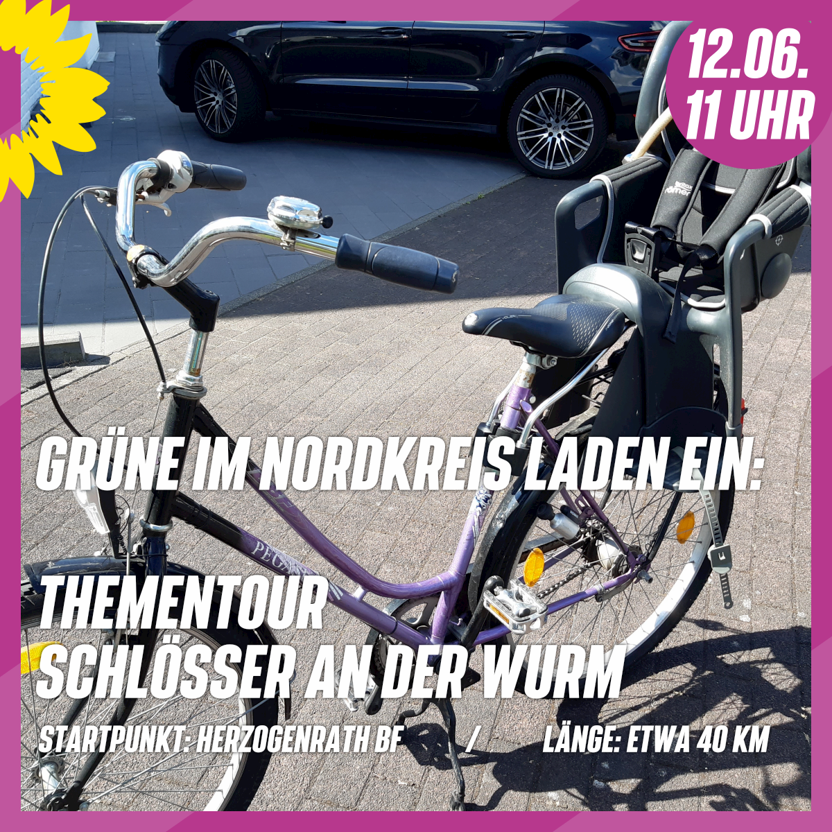 Die Grünen - Ortsverband Würselen: Themenradtour: Schlösser an der Wurm